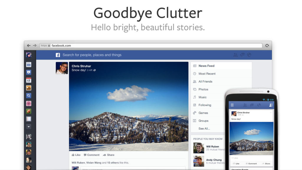 Facebook Shows Off New Home Page Design | tuhinternational.